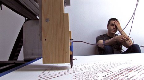 Dezeen article – The artist Ted Lawson uses his own blood to print a ...